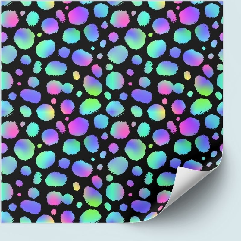 Rainbow Cheetah Premium Vinyl Patterns & Iron on HTV, for Cricut ...