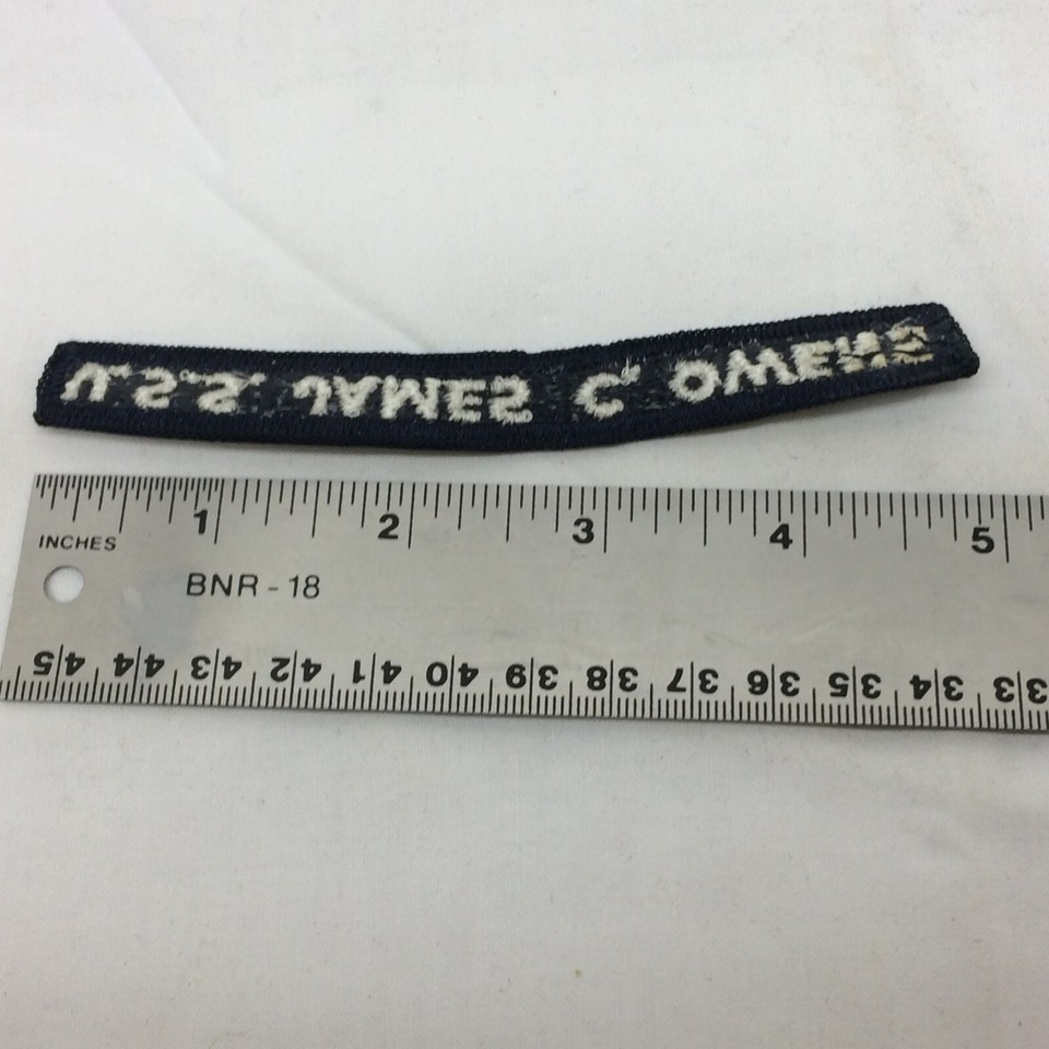 Military Patch U.S.S. James C. Owens US Navy Destroyer Ship Shoulder Arc Tab | eBay