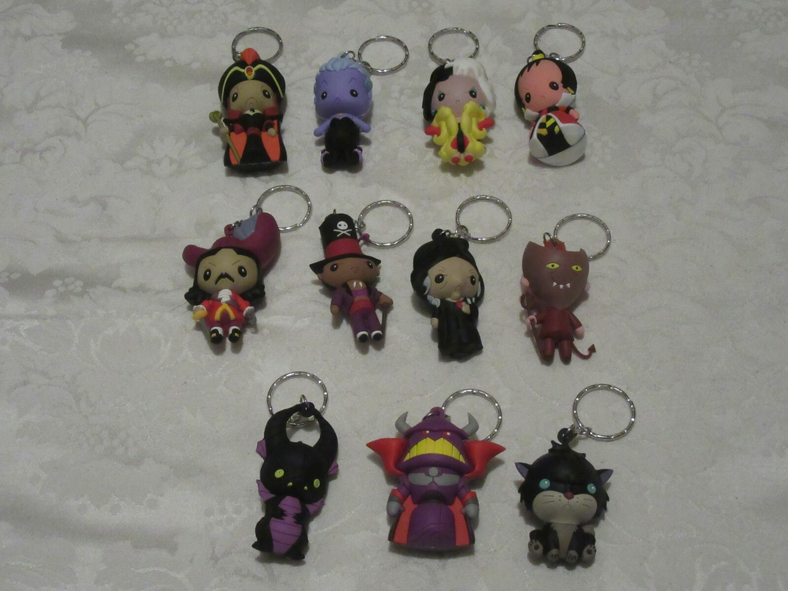Monogram Disney Villains Figural Keyring Keychain Complete Set 3D Foam ...