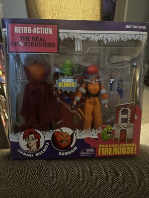Mattel Retro Action Real Ghostbusters Janine Samhain Firehouse ...