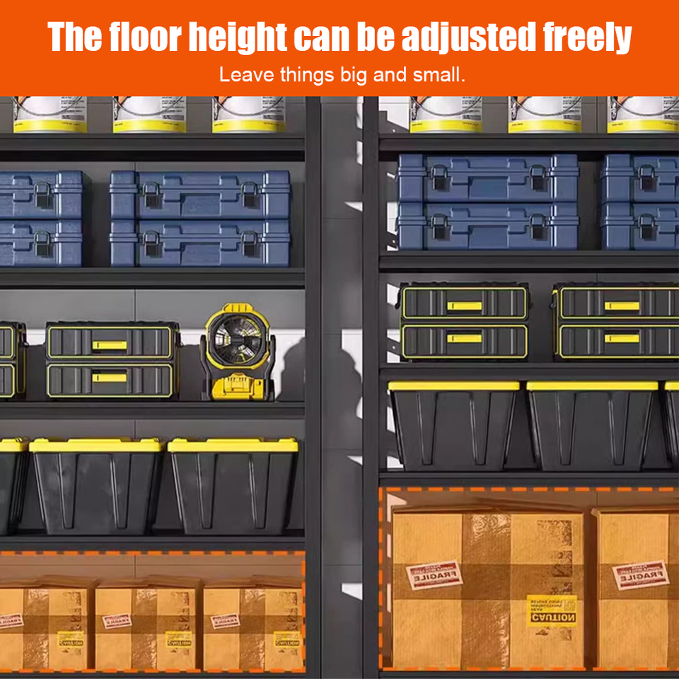 Height Adjust Garage Shelves Shelving Racking Boltless Heavy Duty ...