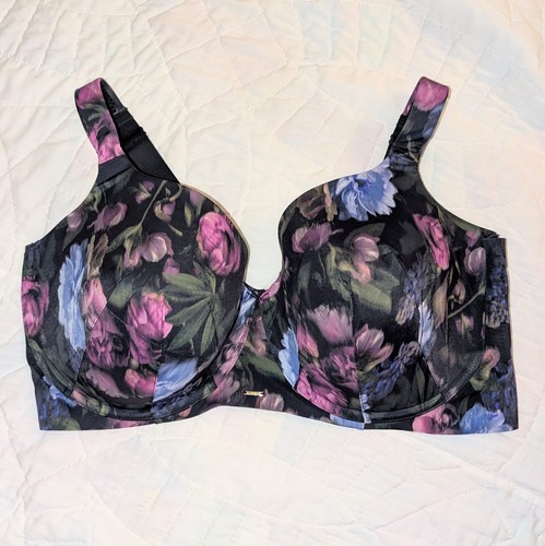 Lane Bryant Cacique Women's Lightly Lined Balconette Bra Size 44H Black ...