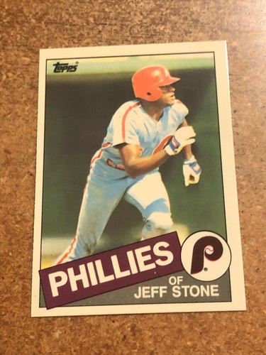 1985 Topps Tiffany Baseball # 476 Jeff Stone | eBay