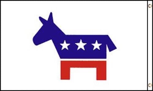 10 x "DEMOCRAT" flag 3x5 ft polyester banner sign political party old ...