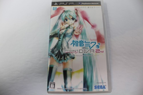 Hatsune Miku Project Diva 2nd Playstation PSP Japanese Video Game ...