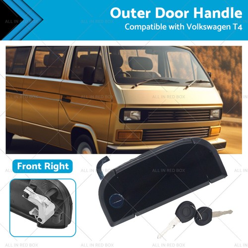 Front Right Outer Door Handle with Keys Suitable for VW T4 1990-2003 ...