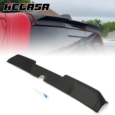 For 19-23 24 Dodge Ram 1500 Crew Cab Matte Black Roof Rear Cab Spoiler ...