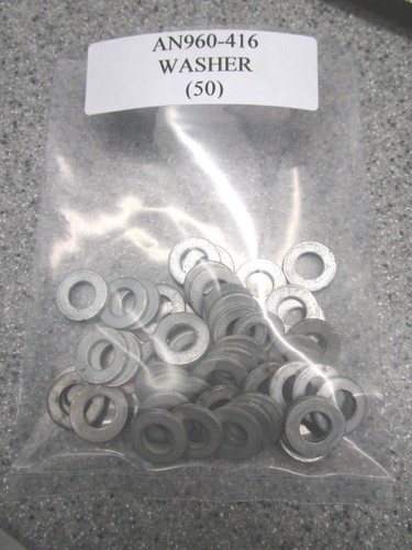 AN960-416 Flat Washer 1/4 X 1/2" Steel NOS - Lot of 50 | eBay