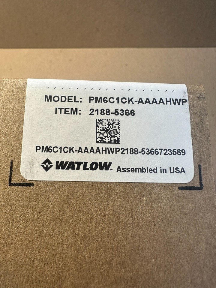 Watlow 2188-5366 EZ-ZONE PM Legacy Panel Mount Controller PM6CICK ...