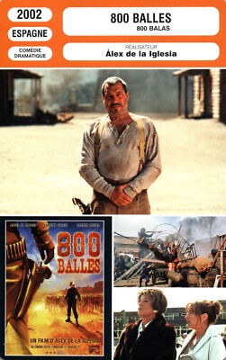 FICHE CINEMA : ALEX DE LA IGLESIA - 800 BALLES - 2002 | eBay