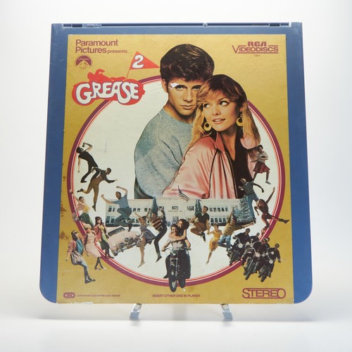 1983 Grease 2 Paramount CED Video Disc Maxwell Caulfield Michelle ...