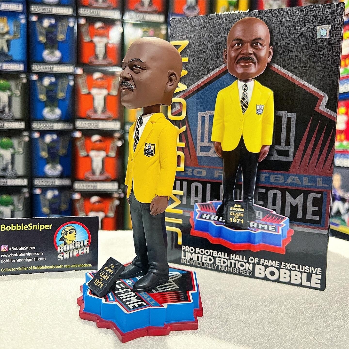 JIM BROWN Cleveland Browns NFL Hall of Fame "Gold Jacket" NFL ...