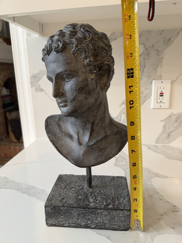 Large Bust of Ephebe of Marathon - Beautifully Detailed Greek Sculpture ...