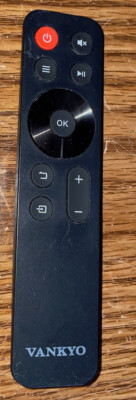 ORIGINAL VANKYO REMOTE CONTROL FOR LEISURE 420 MINI PROJECTOR TESTED | eBay