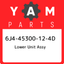 6j4-45300-12-4d Yamaha Lower Unit ASSY 6J445300124D Genuine OEM Part ...