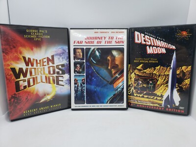 Retro-Rockets Sci-Fi DVD Lot: 3 Classic Sci-Fi Rocket Films! Very Good ...