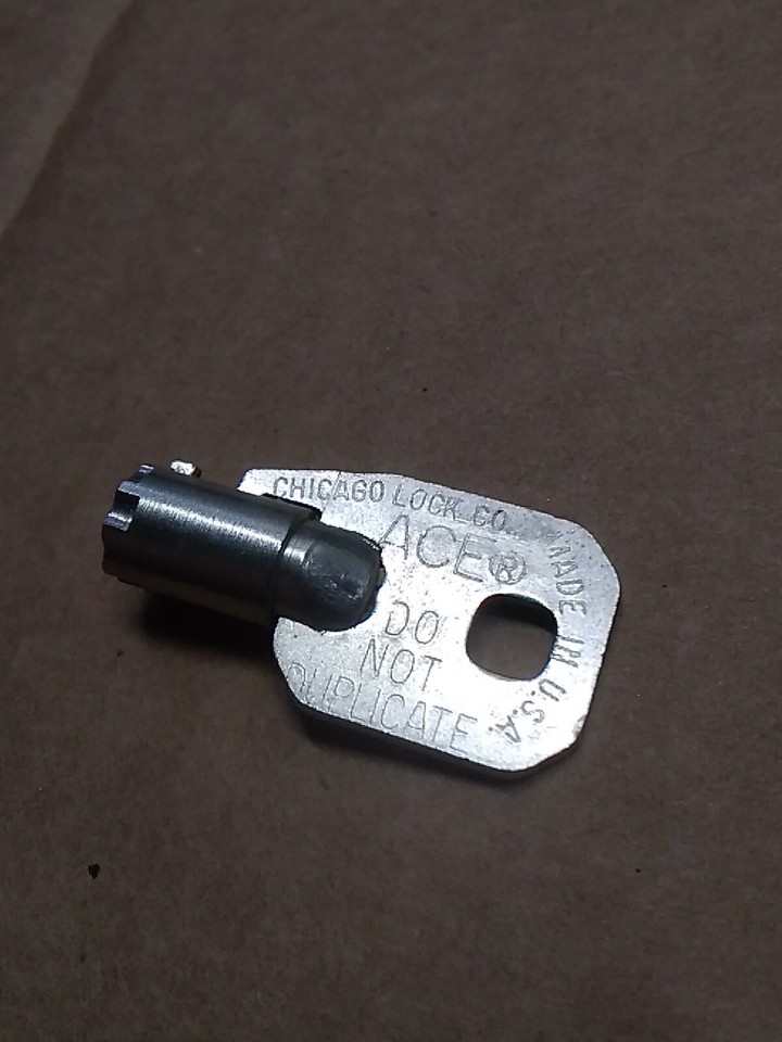 VENDING MACHINE SLOT TUBULAR BARREL KEY ACE CHICAGO # LHE952 LHE 952 | eBay
