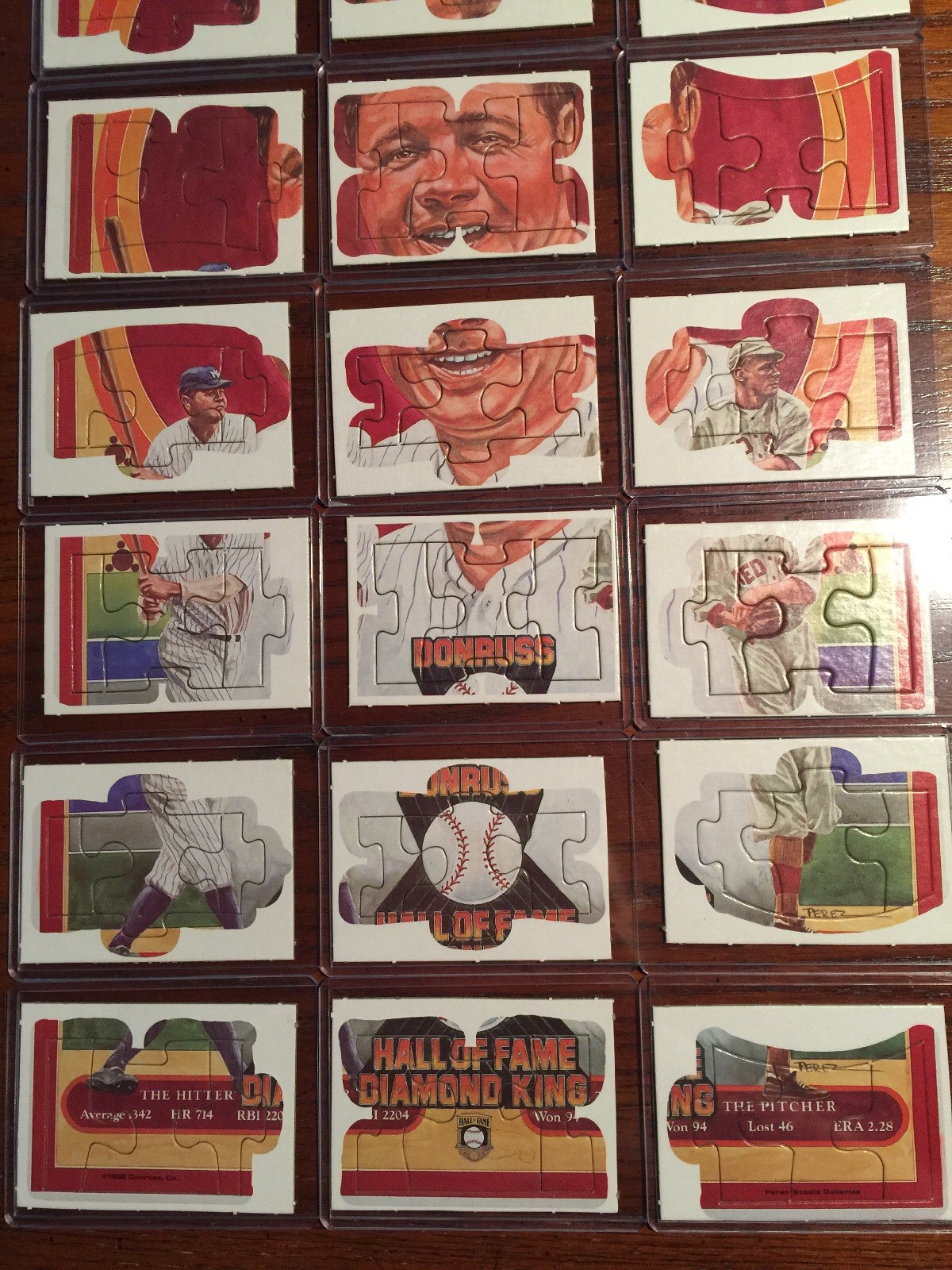 1982 Donruss, Babe Ruth, Puzzle, complete, Always stored in plastic ...