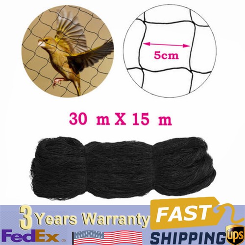 100'X50' Bird Netting for Bird Poultry Aviary Game Pens Net Anti Bird ...
