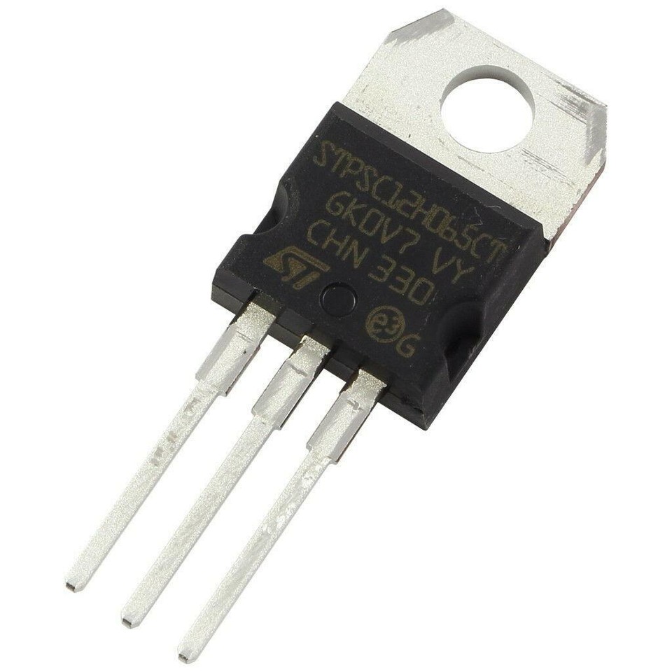 STM STPSC12H065CT SiC Diode 2x6A 650V Silicone Carbide Schottky TO ...