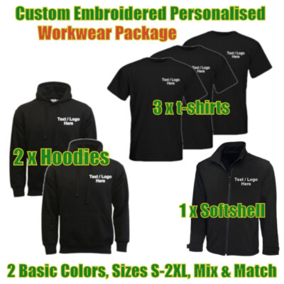 Custom Embroidered Personalised Work Wear Package Business Uniform ...