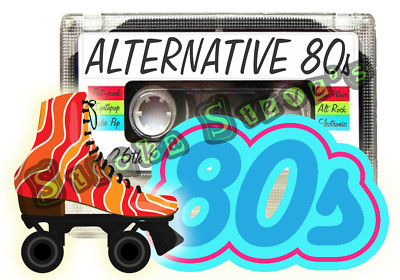 Funk 80's Cool Retro Roller Skates Cassette Tape 1980's Vinyl Sticker ...