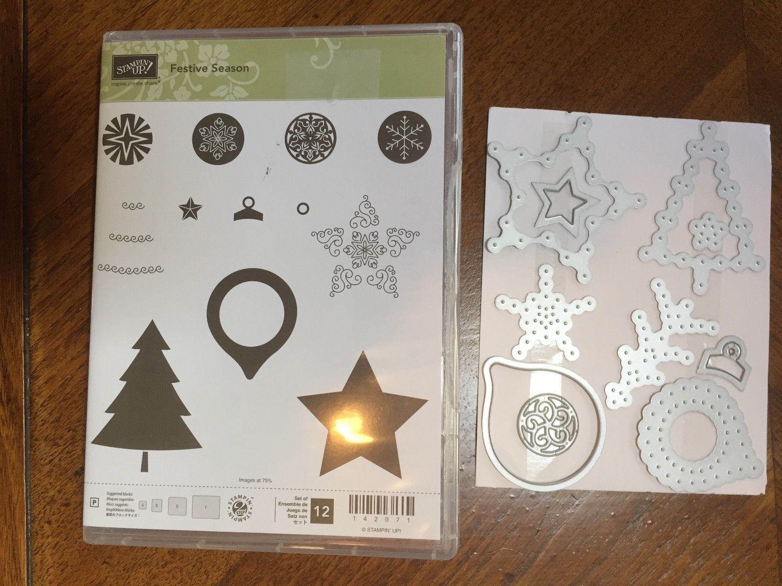 STAMPIN' UP! Festive Season & Festive Stitching Thinlits Bundle - NEW | eBay