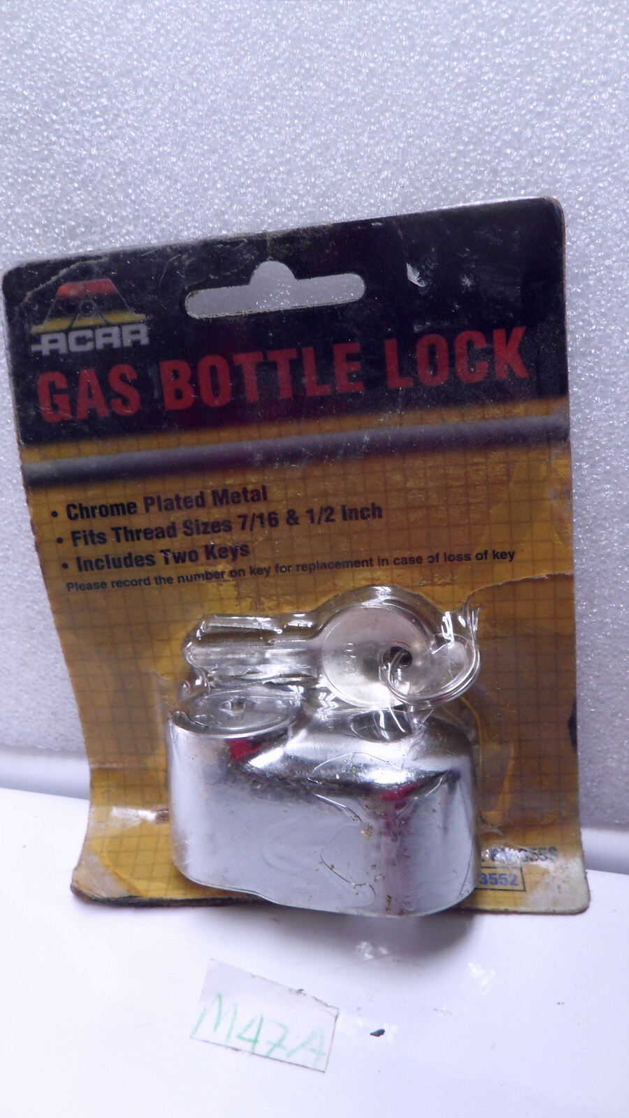 ACAR GAS BOTTLE LOCK WITH TWO KEYS | eBay