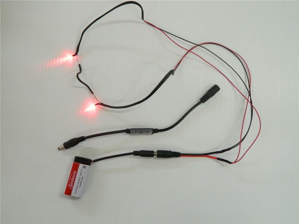 Halloween Prop, Cosplay, costume, Led GLOW Eyes Glasses for Masks, RED ...