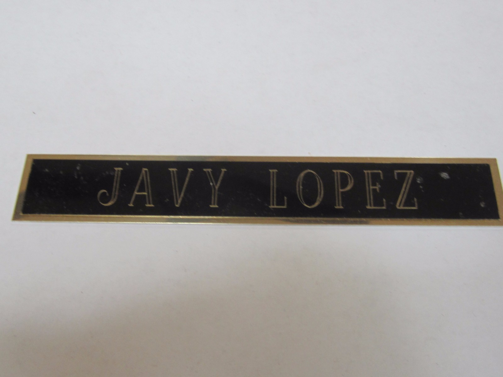 Javy Lopez Name Plate Atlanta Braves | eBay