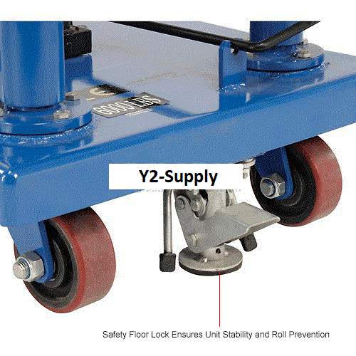 NEW! Work Positioning Post Lift Table Foot Control 6000 Lb. Cap 36x24 ...