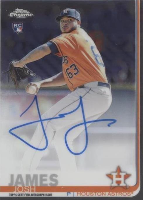 2019 Topps Chrome - Rookie Autographs Josh James #RA-JJ (AU, RC) for ...