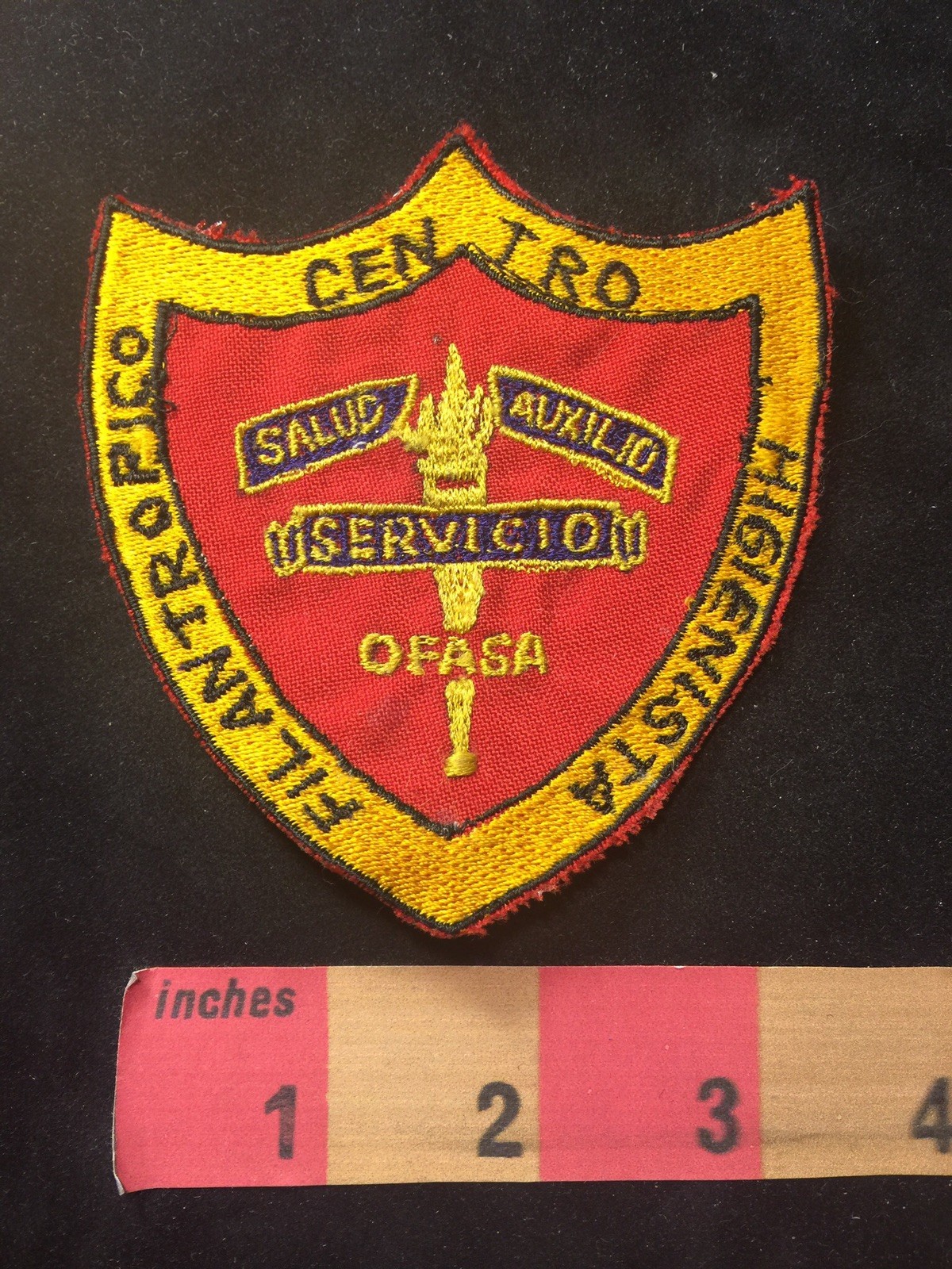 Vtg FILANTROPICO CENTRO HIGIENISTA OFASA Latin America Patch ...