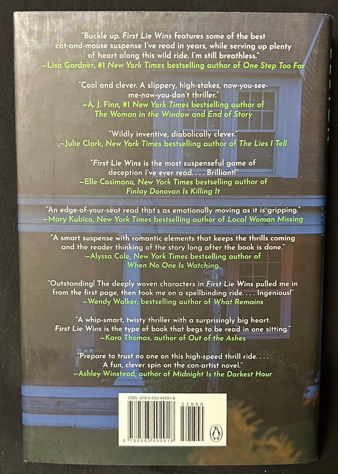 First Lie Wins Hardcover by Ashley Elston 9780593492918 | eBay