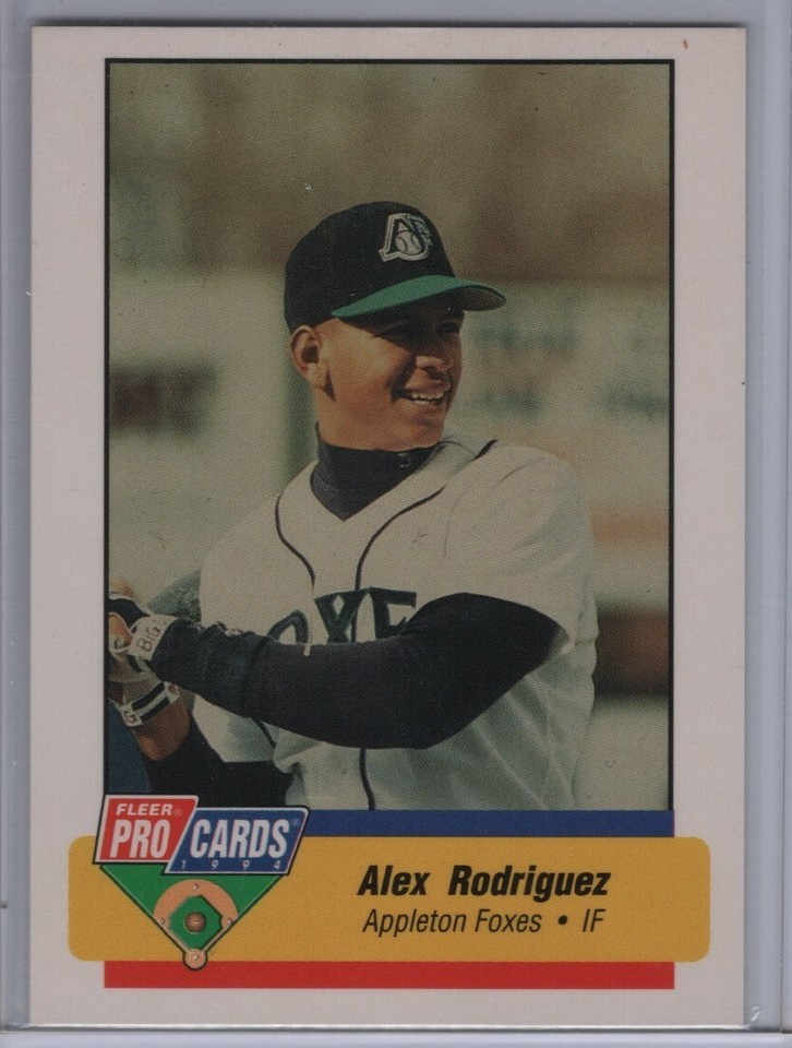 1994 FLEER-PRO CARDS [APPLETON FOXES] [ALEX RODRIGUEZ] | eBay