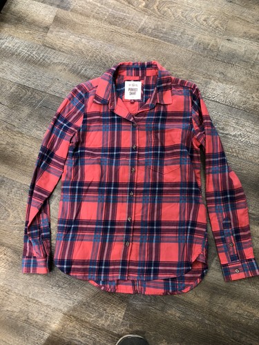 SO Perfect Shirt Red Plaid Kohl's Size S | eBay