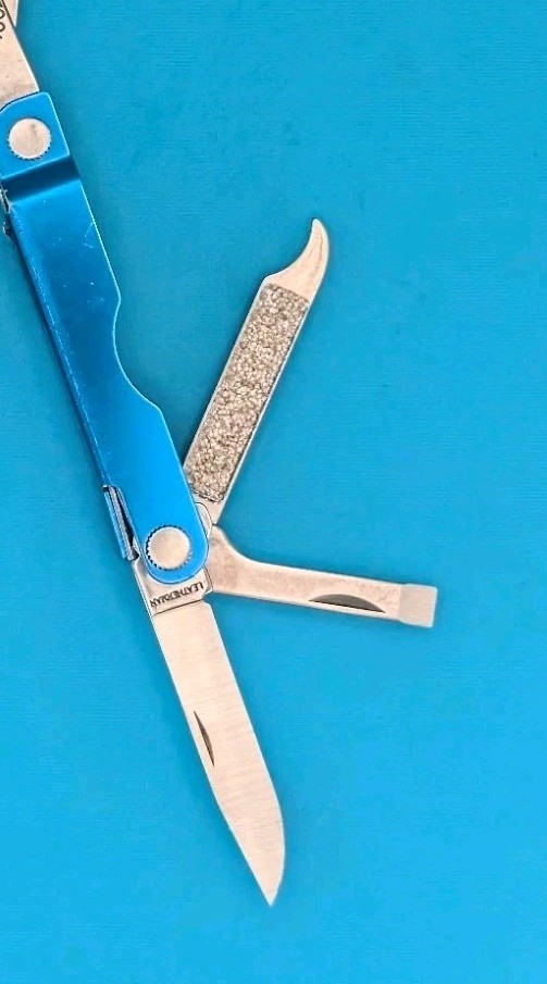 Leatherman Micra Multi-Tool, Knife, Scissors, Key Ring, Blue! | eBay