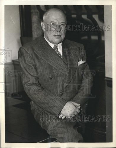 1941 Press Photo Del Fungo Giera, inventor/spy in court on grand ...