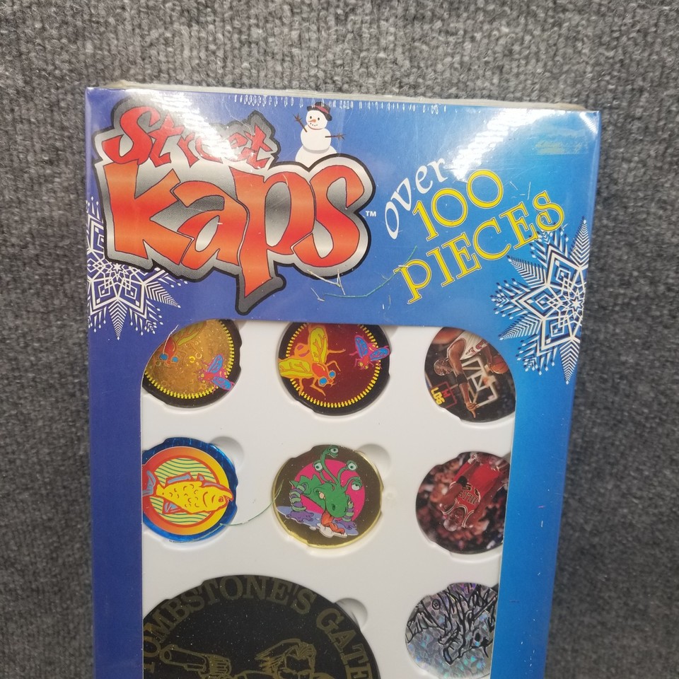 Vintage Street Kaps Pogs Set Sealed 100+ Pieces Michael Jordan ...