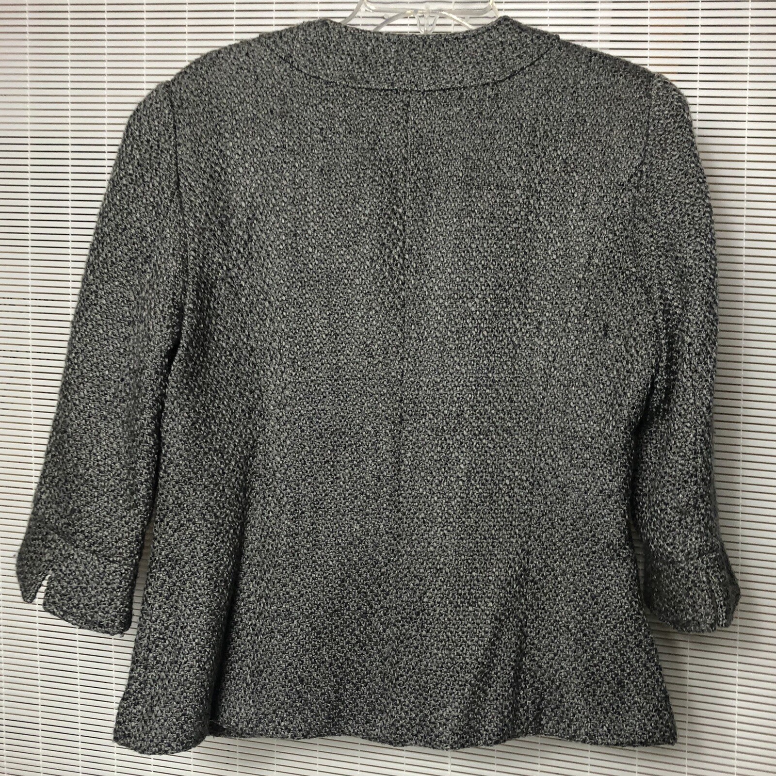 Coldwater Creek Women’s Charcoal Jacket 3/4 Sleeves Size 12 Lined RN ...