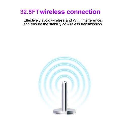 2.4GHz USB Wireless Slim RGB Optical Mouse Mice for Apple Mac Macbook ...