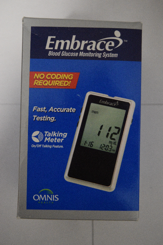 Embrace Blood Glucose Monitor System Talking Meter Brand New! | eBay