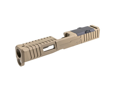 Zaffiri Precision - ZPS.1 Glock 19 Gen 5 Slide - RMR Cut - FDE Flat ...