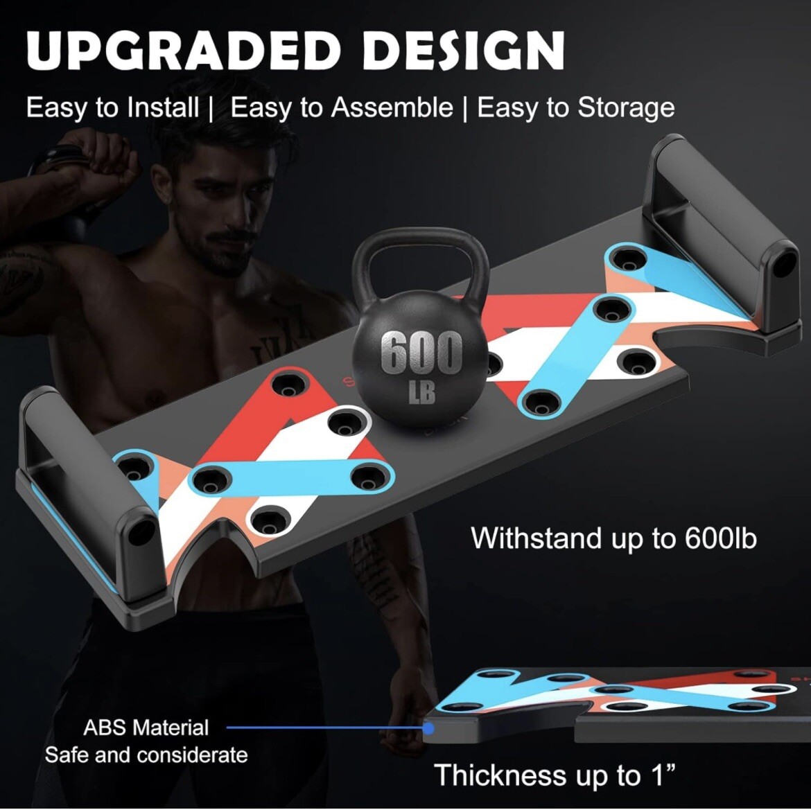 Maximum Fitness Gear MFGPP0312 Push Up Training System for sale online ...