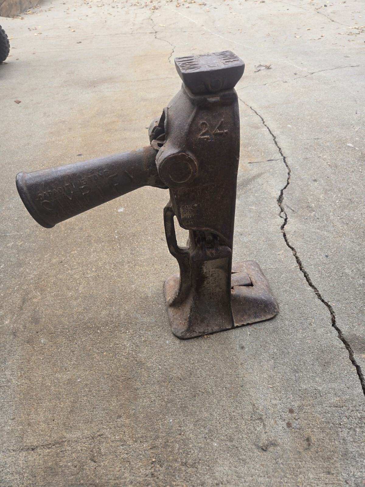 Antique Vintage SIMPLEX Model 24 15-Ton Railroad House Mechanical ...