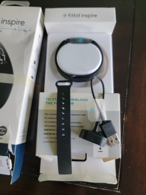 Fitbit Inspire Fitness Tracker Black Fb412 Small & Large Bands for sale ...