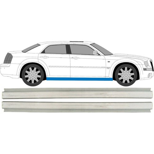 CHRYSLER 300C 2004-2011 2x SILL REPAIR PANEL ROCKER PANEL / PAIR | eBay