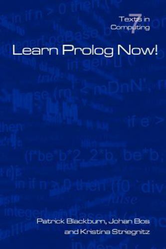 Learn Prolog Now! by P. Blackburn (2006, Trade Paperback) for sale online | eBay