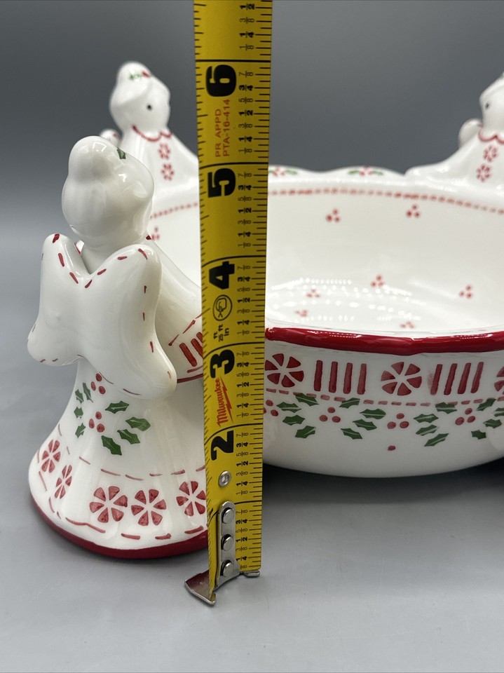 Temptations Christmas Angel 1.5 Quart Decorative Bakeware Centerpiece ...