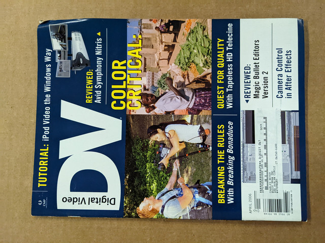 DV digital video magazine April 2006 Color Critical M188 | eBay